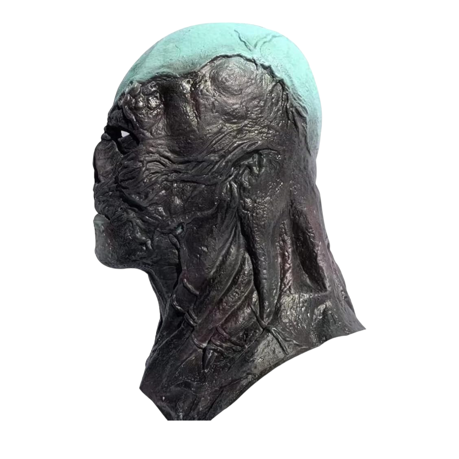 Masca horror Halloween Vecna Stranger, latex, albastru, marime ...